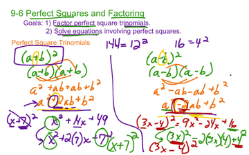 9-6 Perfect Squares And Factoring | Educreations