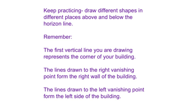 Two Point Perspective Lesson 1 | Educreations