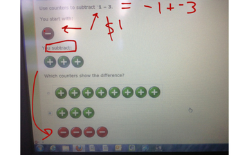 Ixl J-C.2 Add And Subtract Integers Using Counters | Educreations