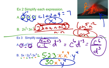 Algebra 8-3 Multiplication Property Of Exponents | Educreations
