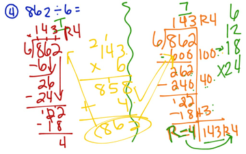 Big 7/Long 7 Division | Educreations