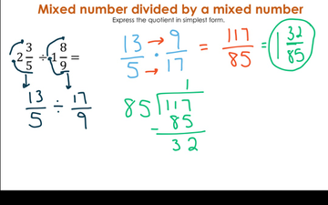 Dividing Fractions (Improper And Mixed Numbers) | Educreations