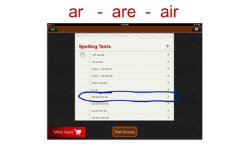 are - And - air Word Families | Educreations