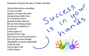 Preposition Song | Educreations