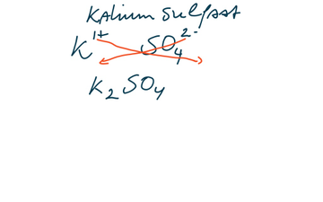 Formule Van Kaliumsulfaat | Educreations