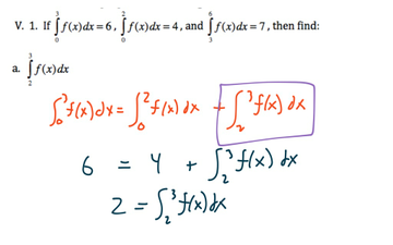 Definite Integration Exam Review: Rules Of Definite Integration #1 ...