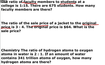 (2.6.1) Solving Application Problems Using Ratios And Proportions ...