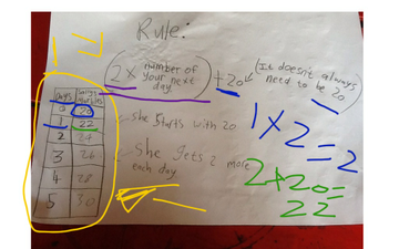 Selena's Math Rule With Data | Educreations