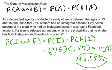 Probability- The Addition Rule And General Multiplication Rule ...