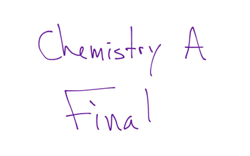 Chemistry Final Review | Educreations