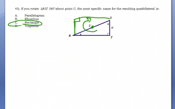 #45 Geom Sem 1 Exam Review McCabe Honors And Regular | Educreations