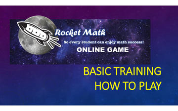 BASIC TRAINING #3 For The Rocket Math Online Game | Educreations
