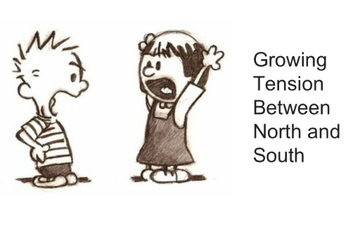 Growing Tensions Between North And South | Educreations