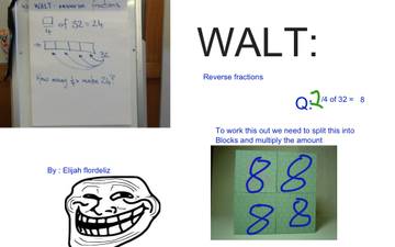 Reverse Fractions | Educreations