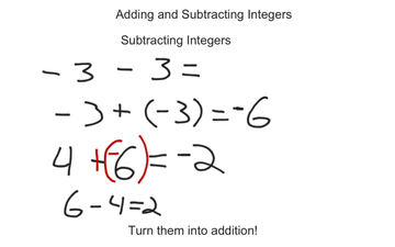 Adding and subtracting Integers Video 2 | Educreations