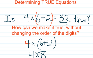 Determining TRUE Equations | Educreations