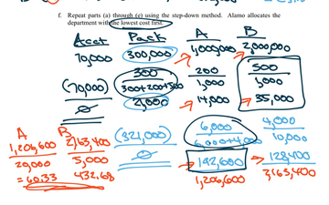 Departmental Allocation Additional Problem #7 | Educreations