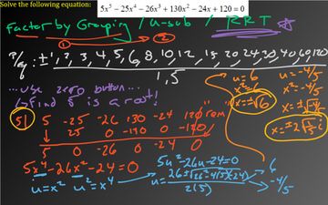 Algebra 2 - Ch 5 Review | Educreations