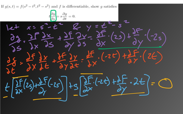 Calculus 3 - Multivariable Chain Rule Intro | Educreations