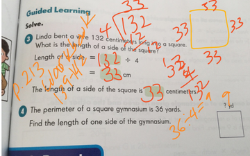 4th Grade Lesson 13.2 Rectangles And Squares Part 1 | Educreations