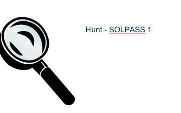 Hunt SOLPASS 1 Solutions | Educreations