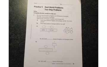 Two Step Problems: Using Bar Models | Educreations