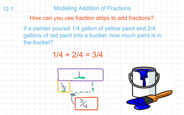12-1 Modeling Addition Of Fractions | Educreations