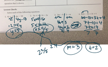 Algebra Lesson 1.8 | Educreations