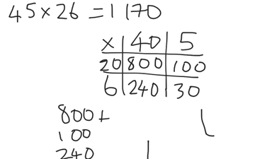 Long Multiplication Using Grid Method | Educreations