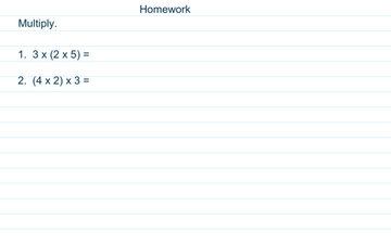 PL6-6 Multiply Three Numbers | Educreations