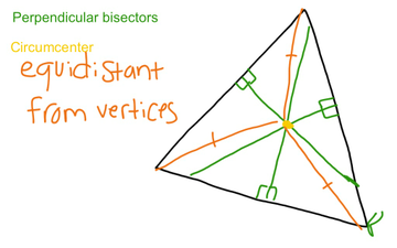 Geometry 5-3 In center Circumcenter | Educreations