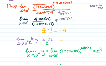 Hard Limit Question That You Need To Use Ln | Educreations