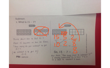 Break Apart to Subtract | Educreations