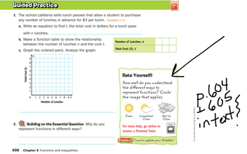 Multiple Representations Of Functions | Educreations