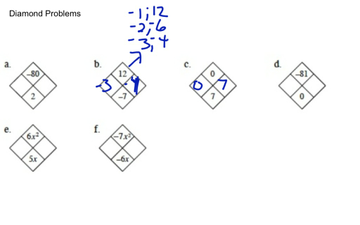 Diamond Problems | Educreations
