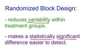 The Randomized Block Design | Educreations