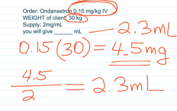 Dose By Weight Calculations | Educreations