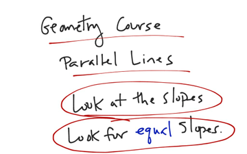 Slopes Of Parallel Lines | Educreations